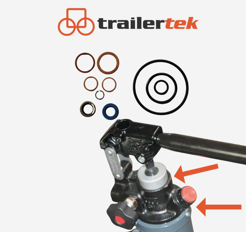 Brian James Trailers Hydraulic Hand Pump Seal Kit for Manual Hydraulic ...